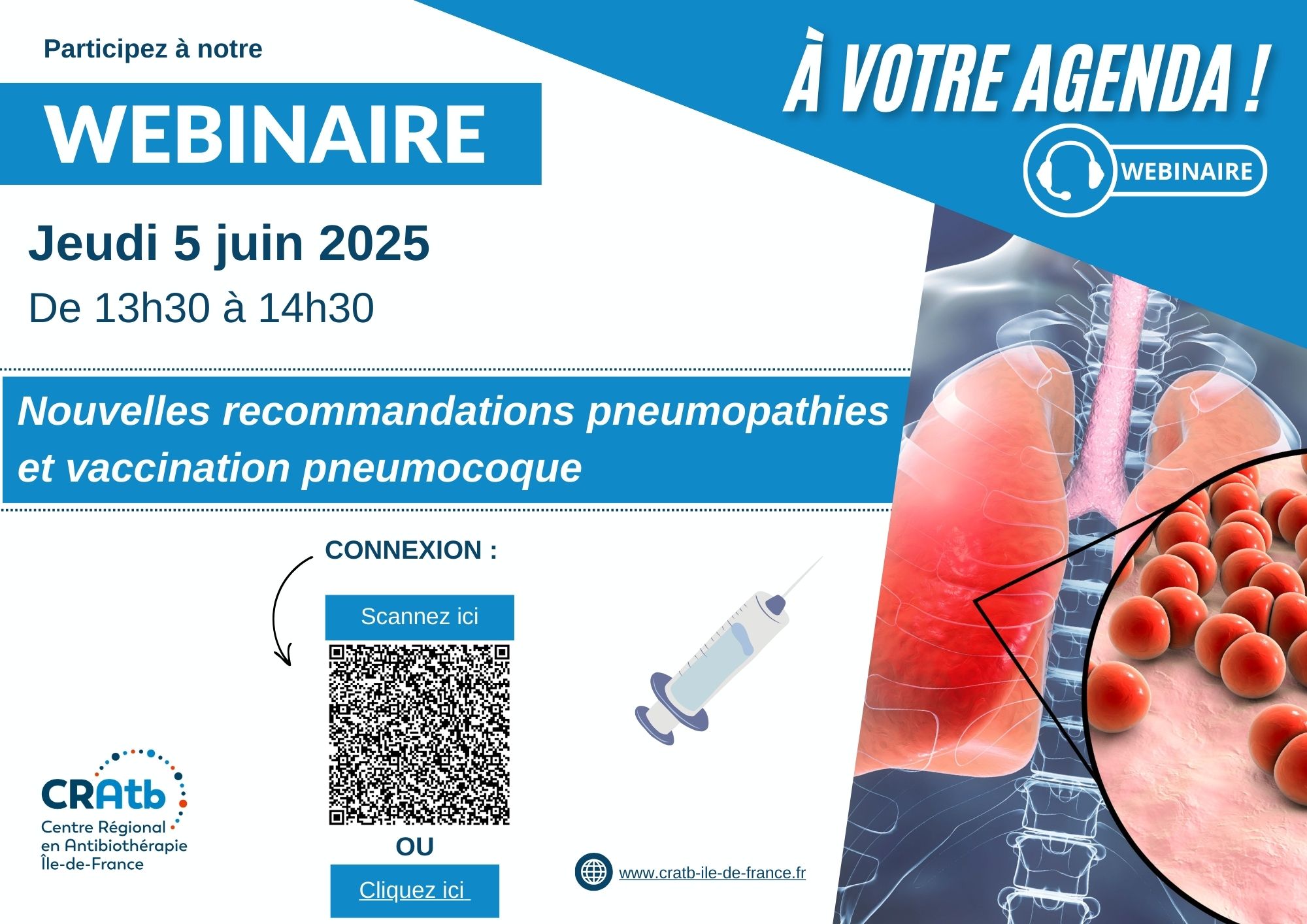Webinaire Recommandations pneumopathies et vaccination pneumocoque ...